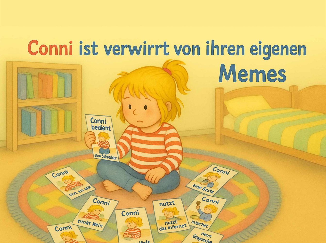 Conni und die Meme-Verwirrung: Ein Rückblick auf drei Missverständnisse - literaturcafe.de
