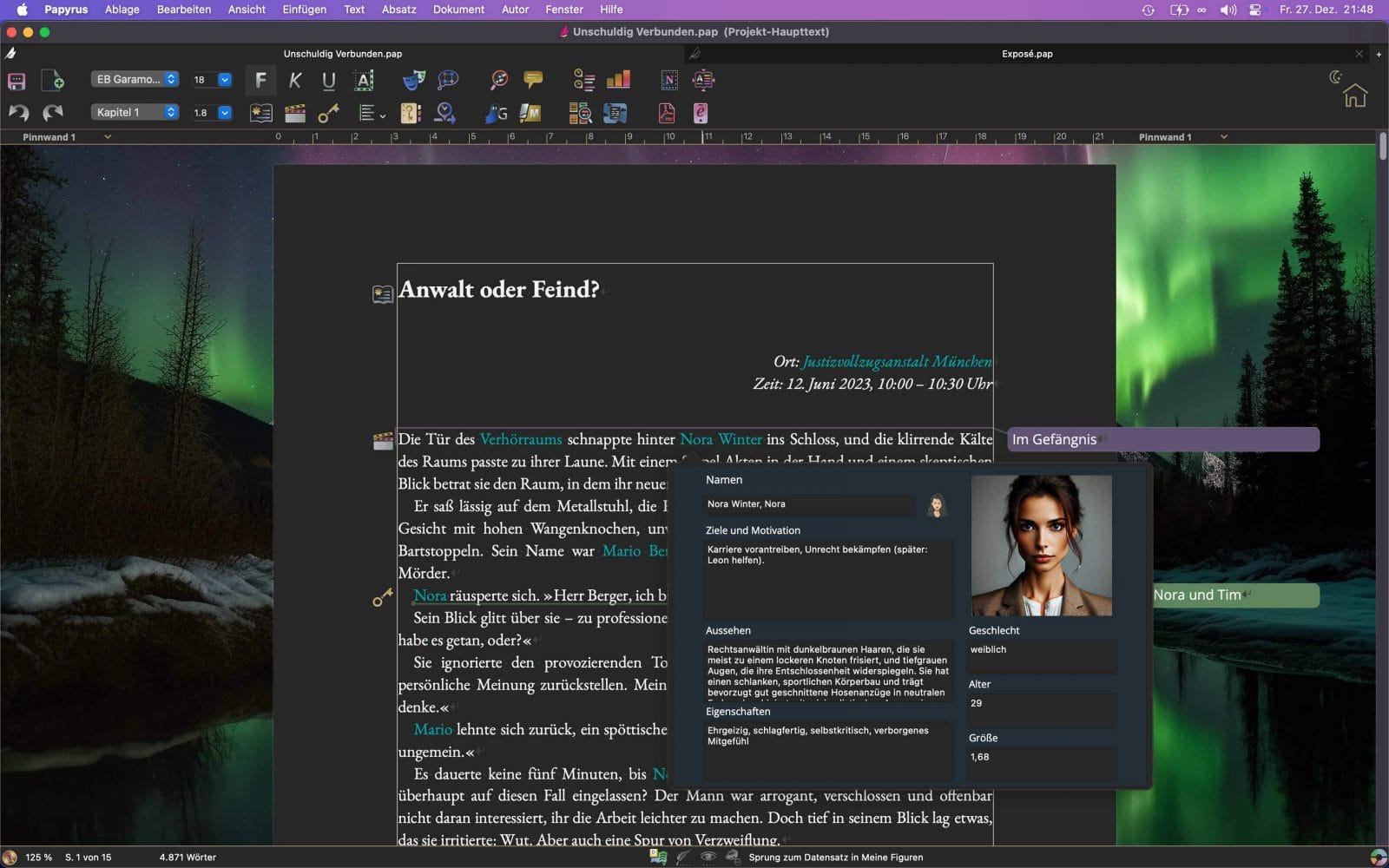 Neuer Dark Mode: Bei Papyrus 12 wird's dunkel - literaturcafe.de