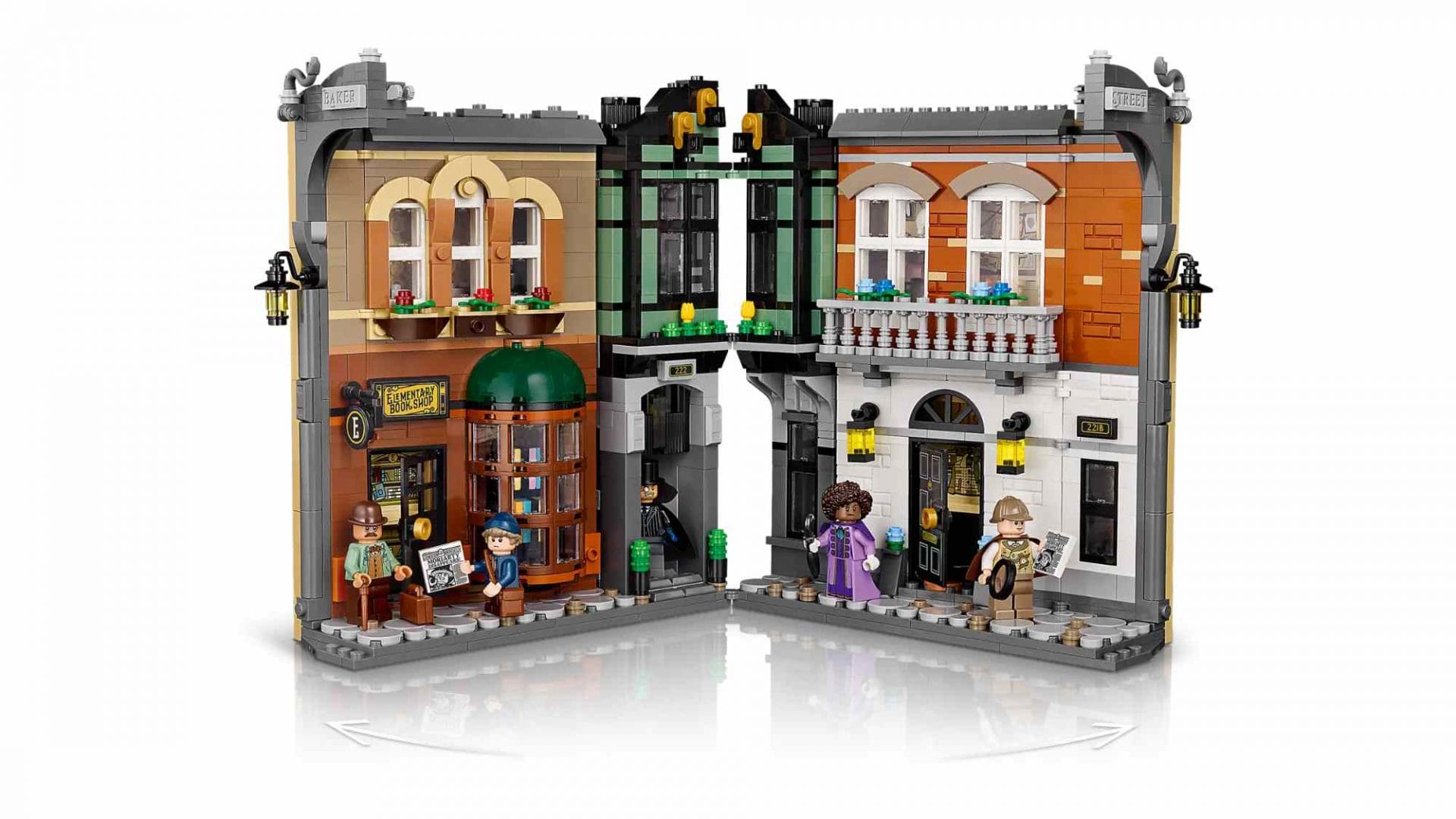 Baker Street als Book Nook: Lego bringt Sherlock-Holmes-Bausatz fürs Buchregal - literaturcafe.de