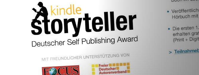 Nummer kleiner: Kindle Storyteller Award geht in die zweite Runde ...